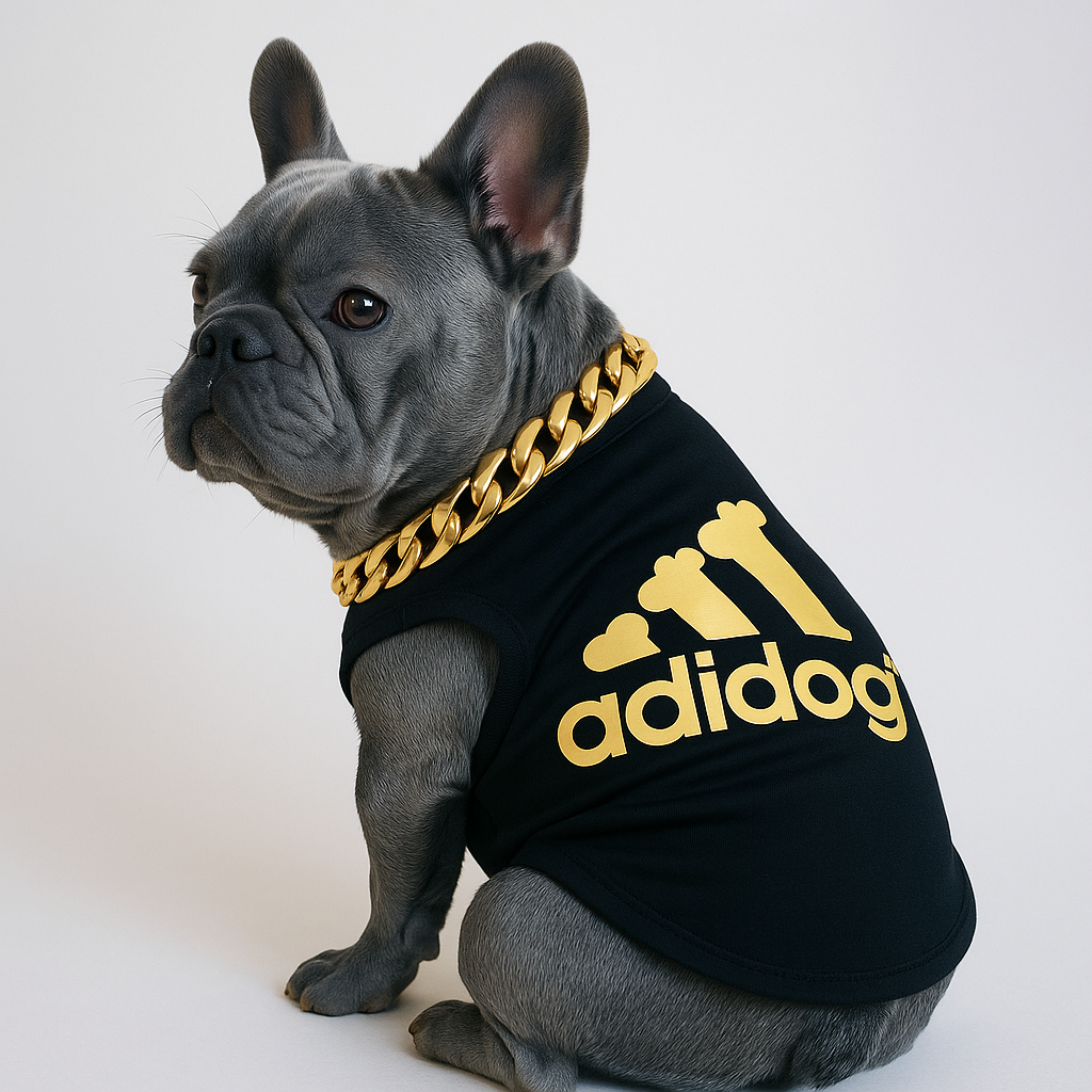 Adidog T-Shirt for French Bulldogs – Forever Frenchie Boutique
